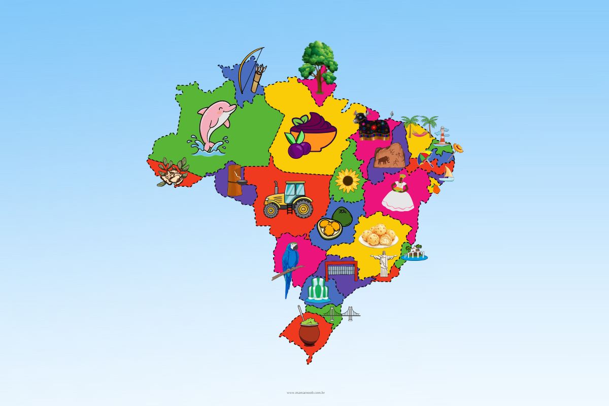 Mapa do Brasil para Imprimir